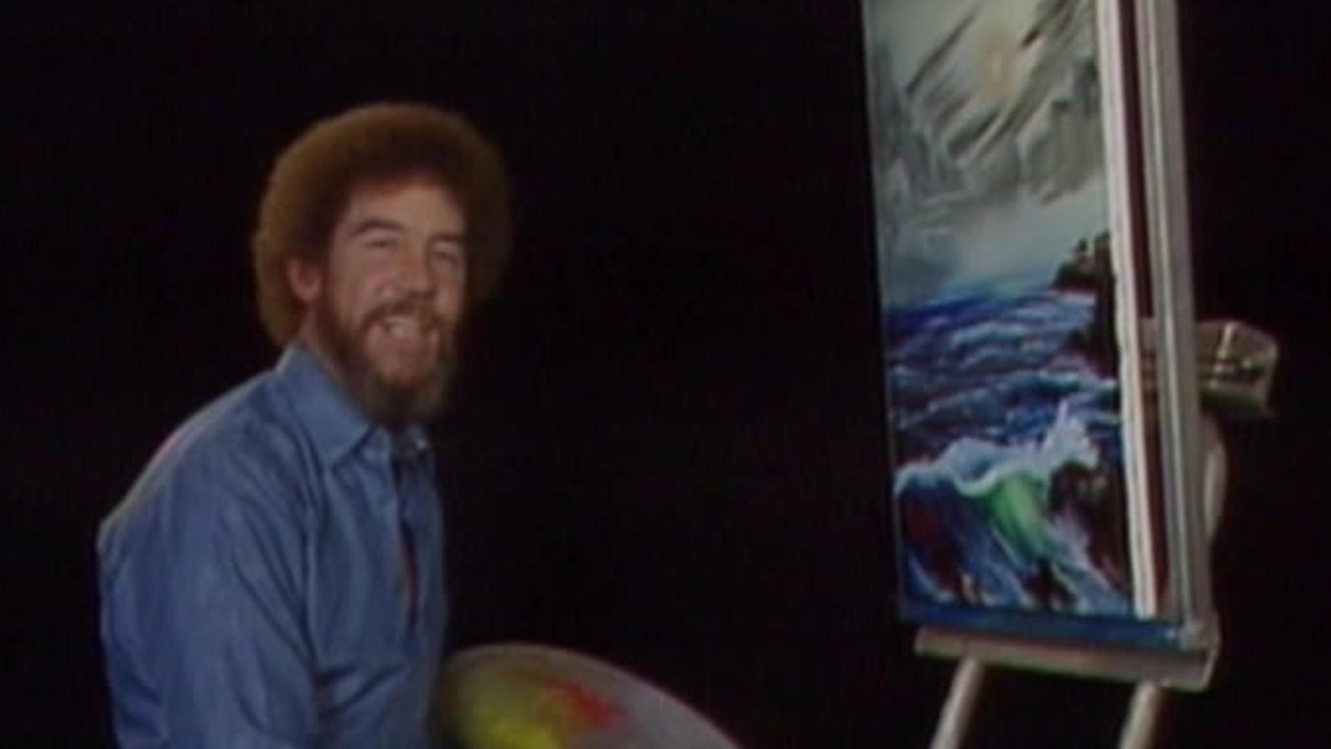 The Joy of Painting with Bob Ross: Black & White Seascape