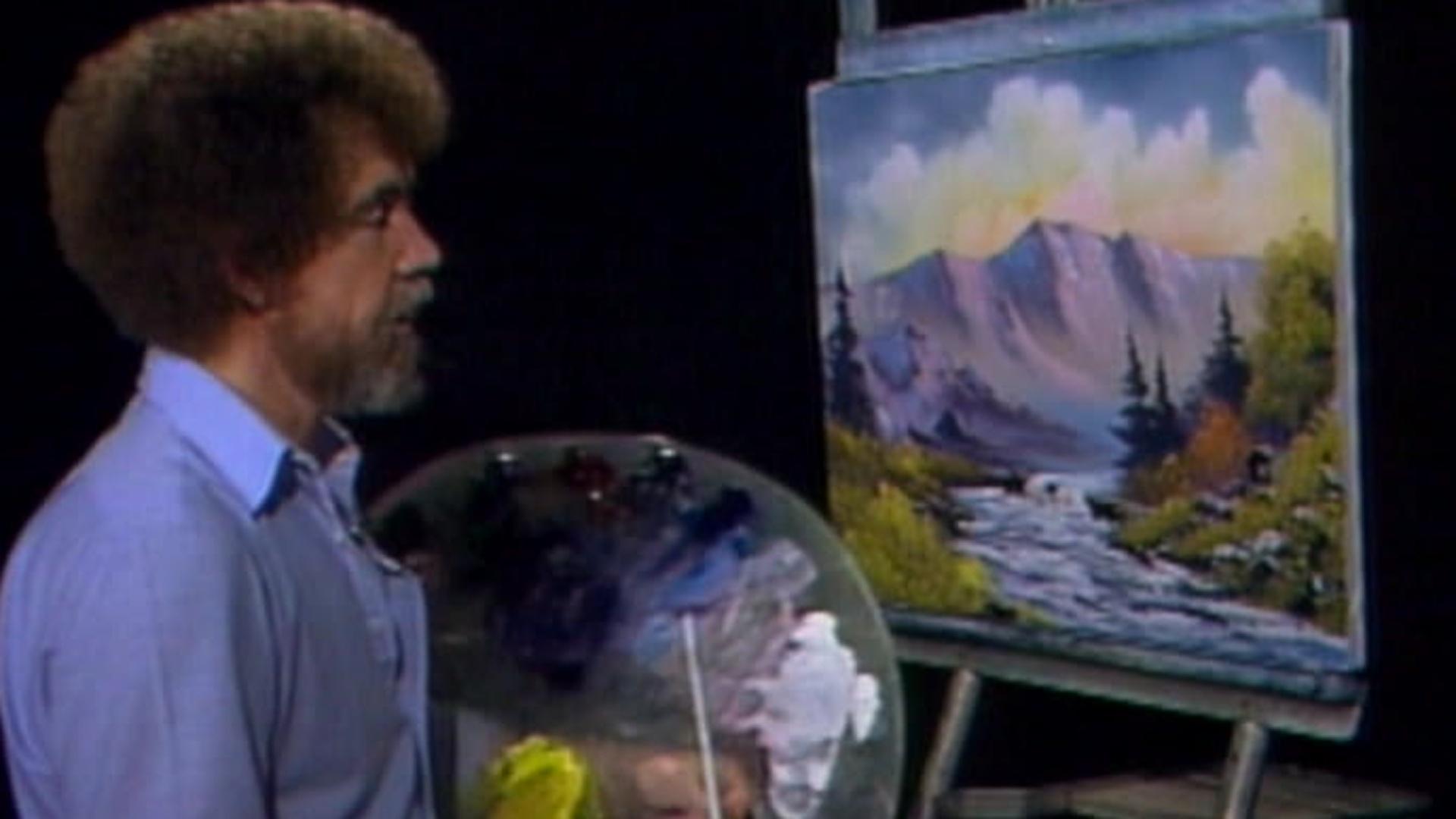 The Joy of Painting with Bob Ross: Bubbling Mountain Brook