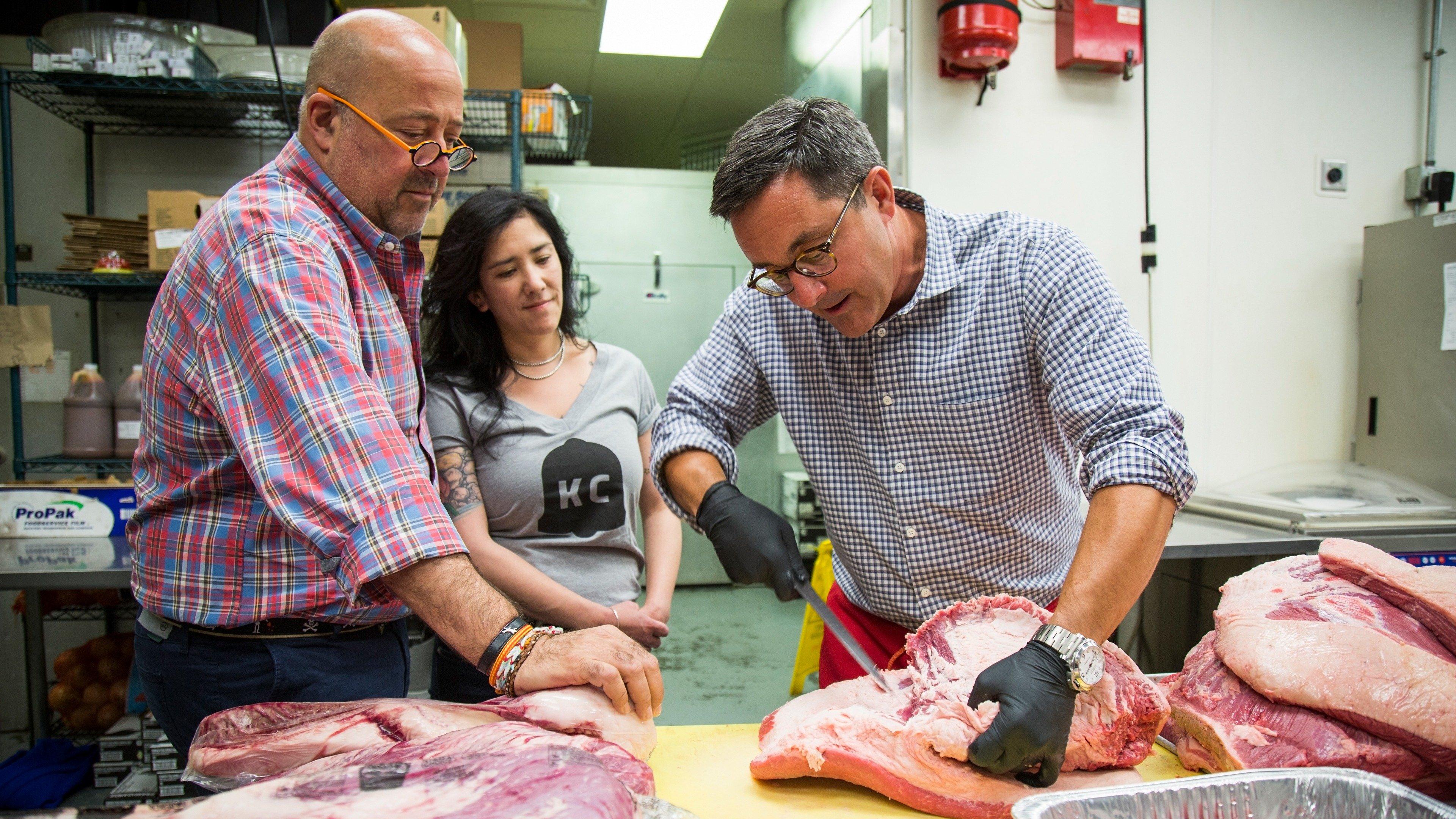 Watch Bizarre Foods With Andrew Zimmern: S7E7 - Kansas City: Snoots ...