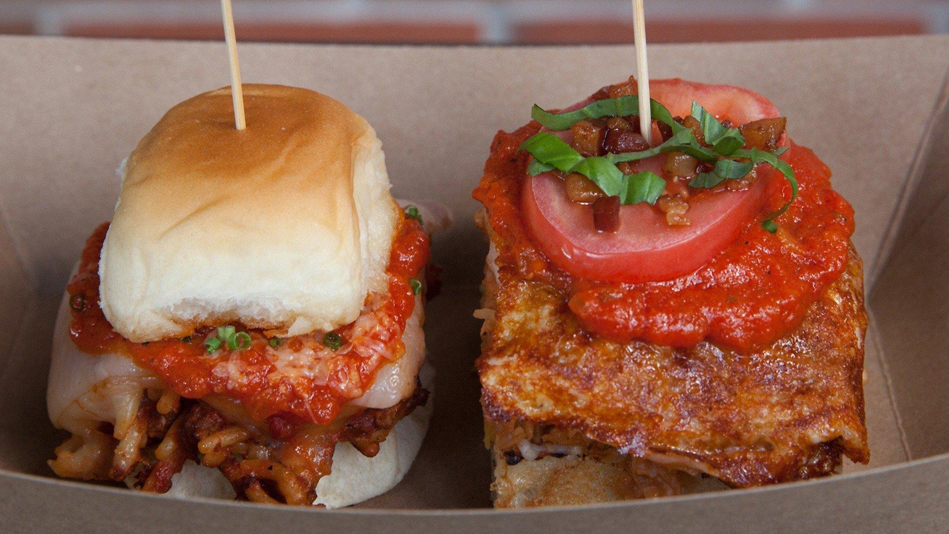 Junk Food Flip: Burnt Spaghetti Slider Flip