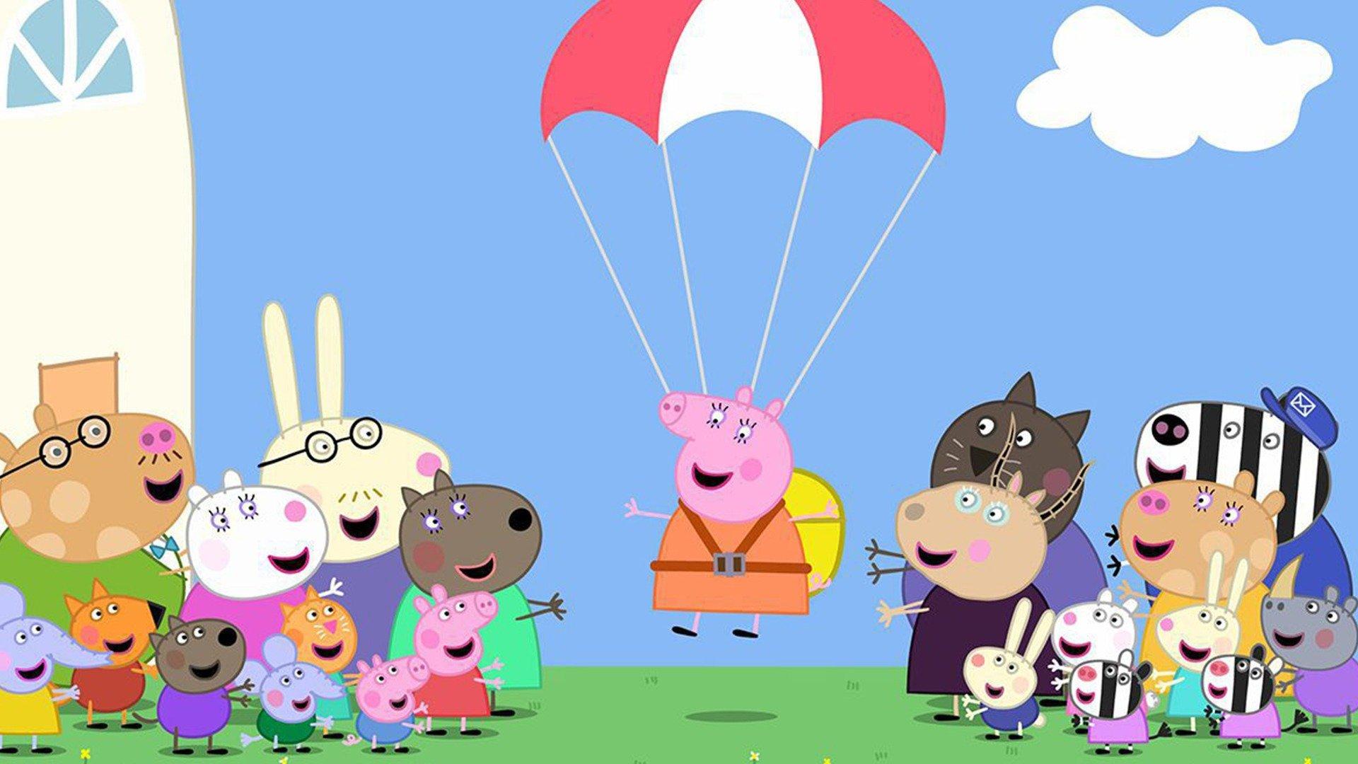 Peppa Pig: Parachute Jump; Miss Rabbit's Taxi; Playing Pretend ...