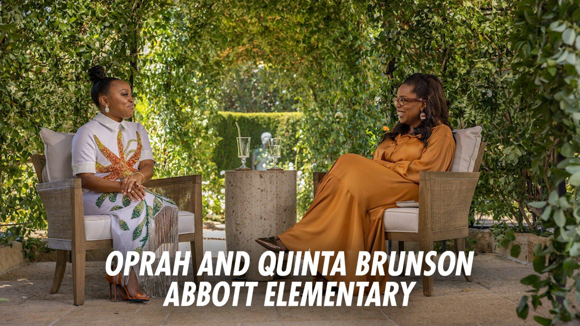 Watch Oprah and Quinta Brunson Abbott Elementary Streaming Online on ...