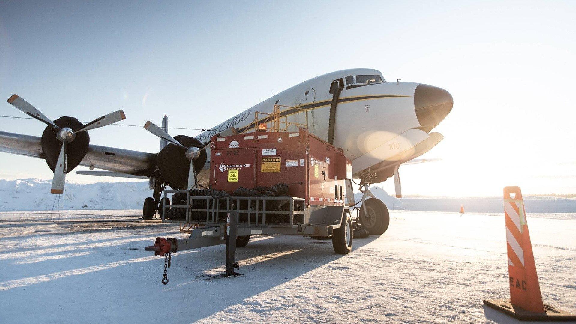Ice Airport Alaska: Snow Jammed