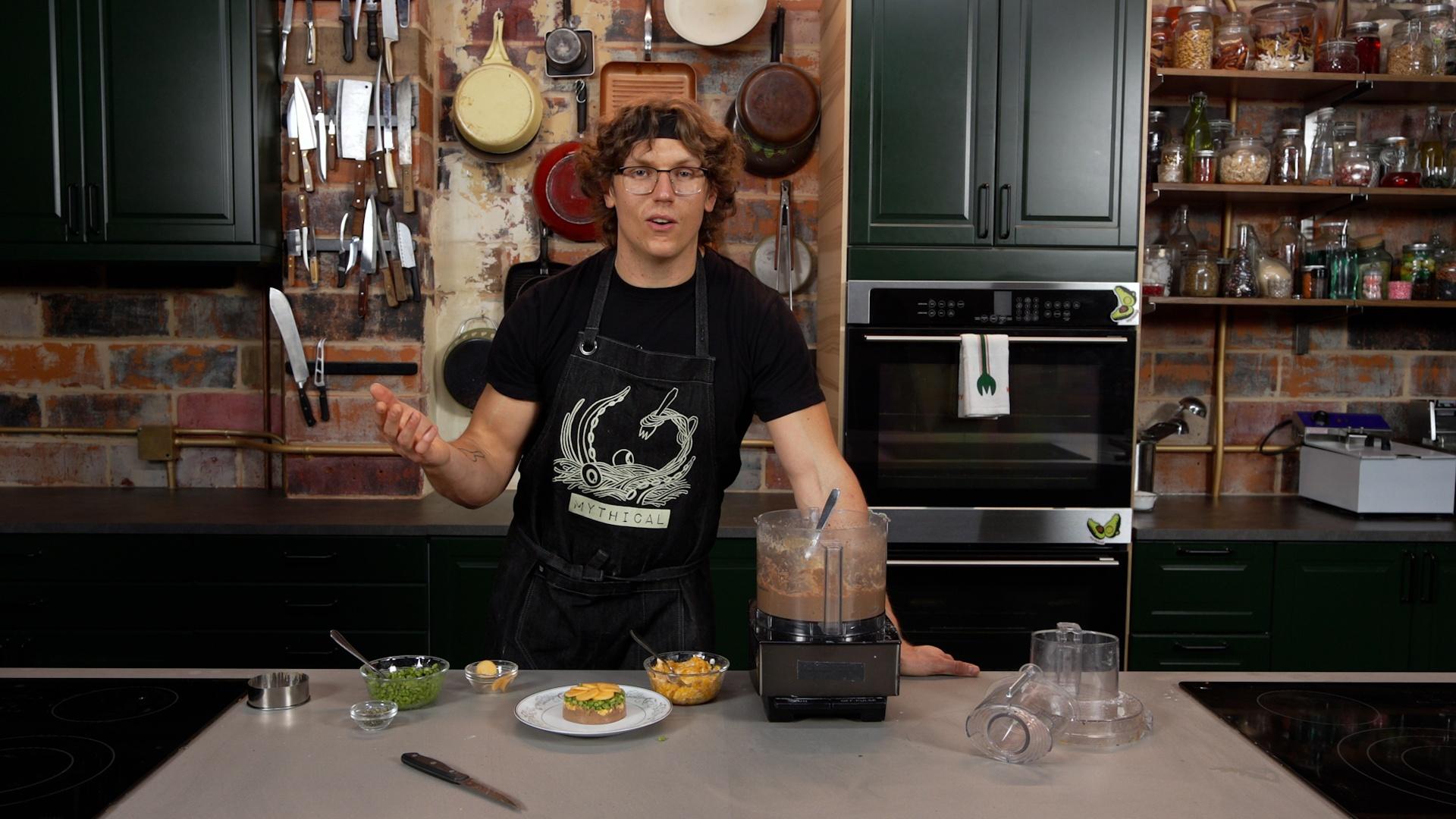 Mythical Kitchen: Josh Cooks for His Cat (Featuring Pippin the Cat)