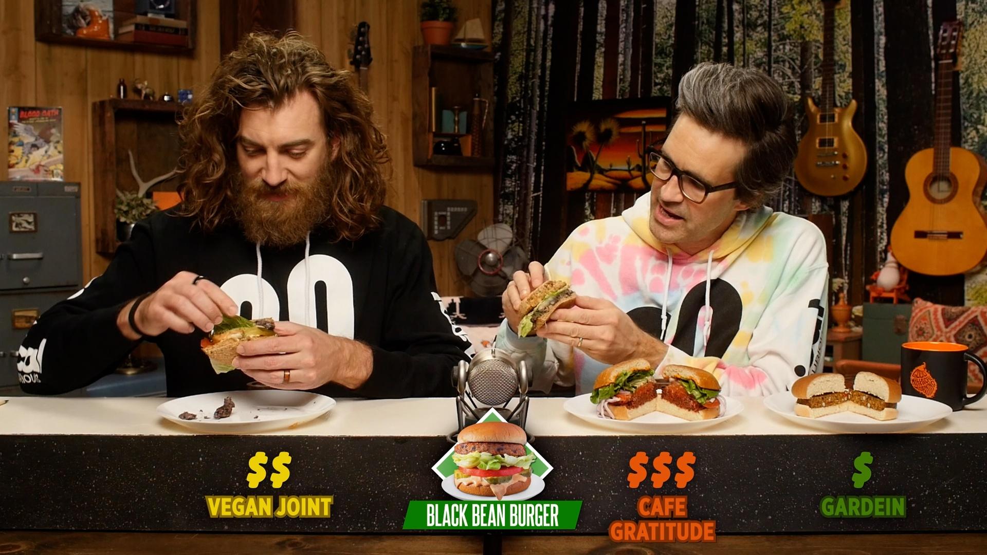 Good Mythical Morning: Frozen vs. Fast vs. Fancy Food Taste Test