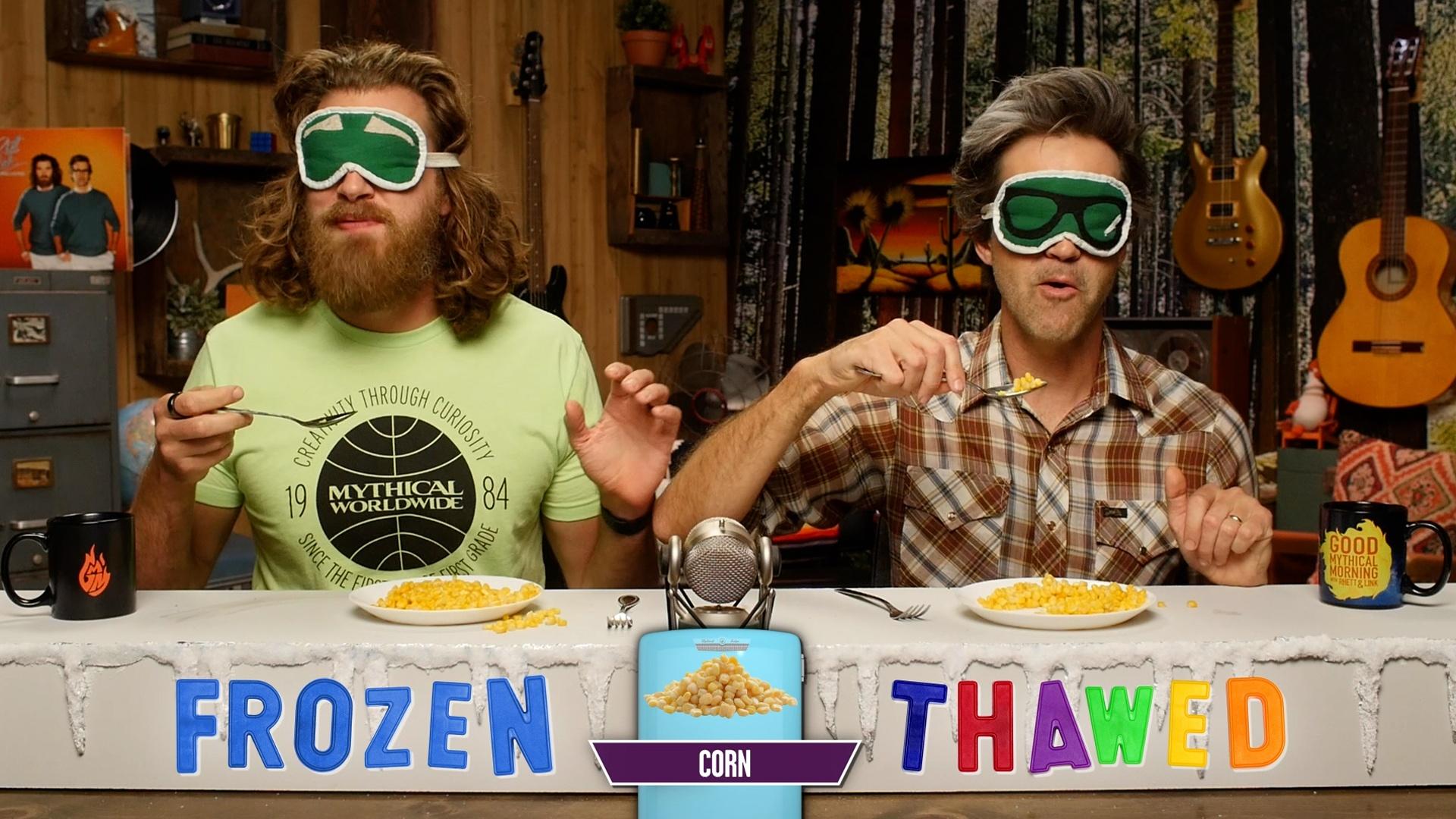 Good Mythical Morning: Cooked From Thawed Versus Frozen Taste Test