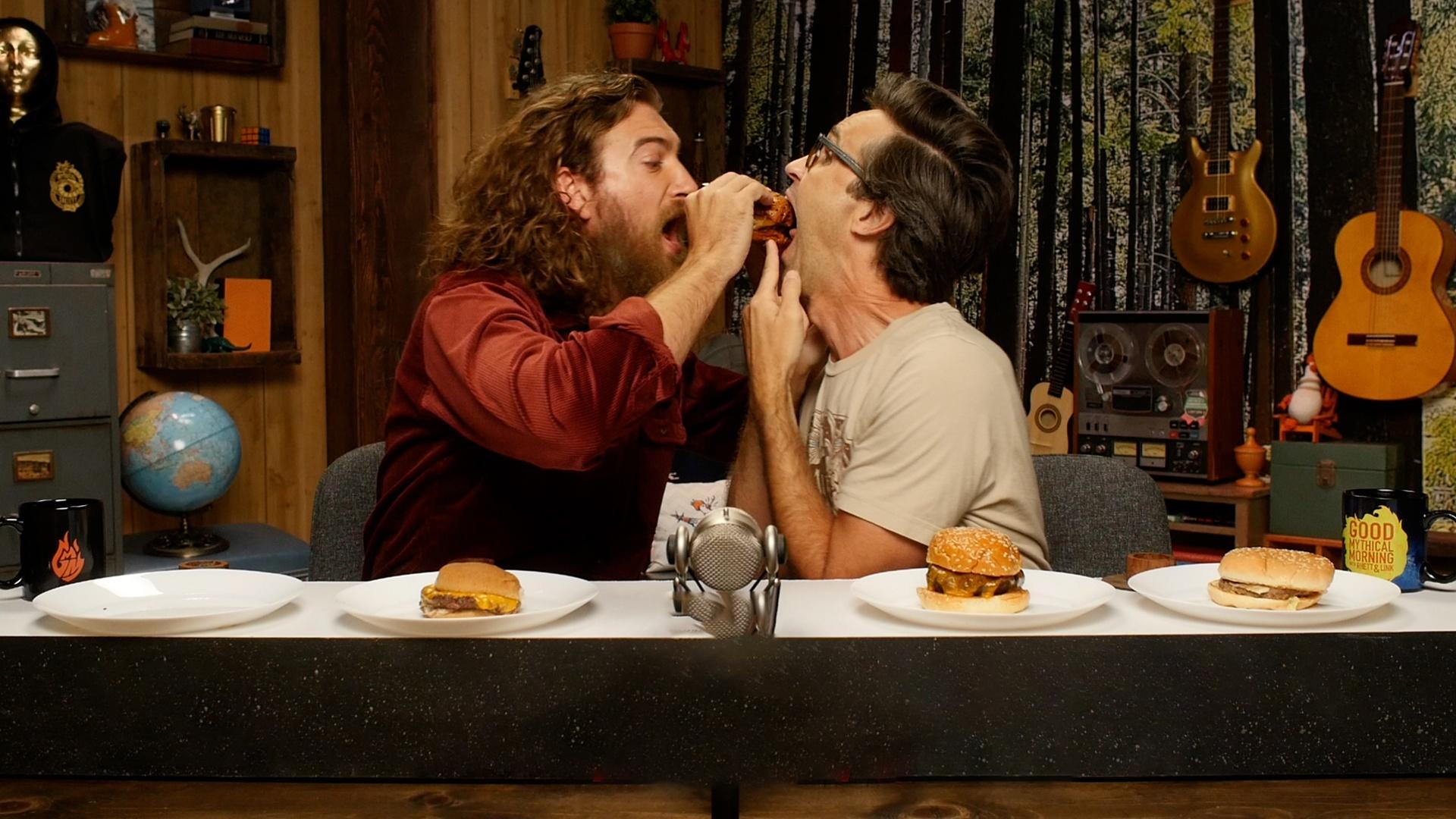 Good Mythical Morning: Frozen vs. Fast vs. Fancy Food Taste Test