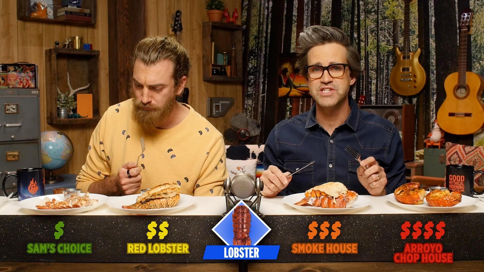 Good Mythical Morning: Frozen vs. Fast vs. Fancy Food Taste Test