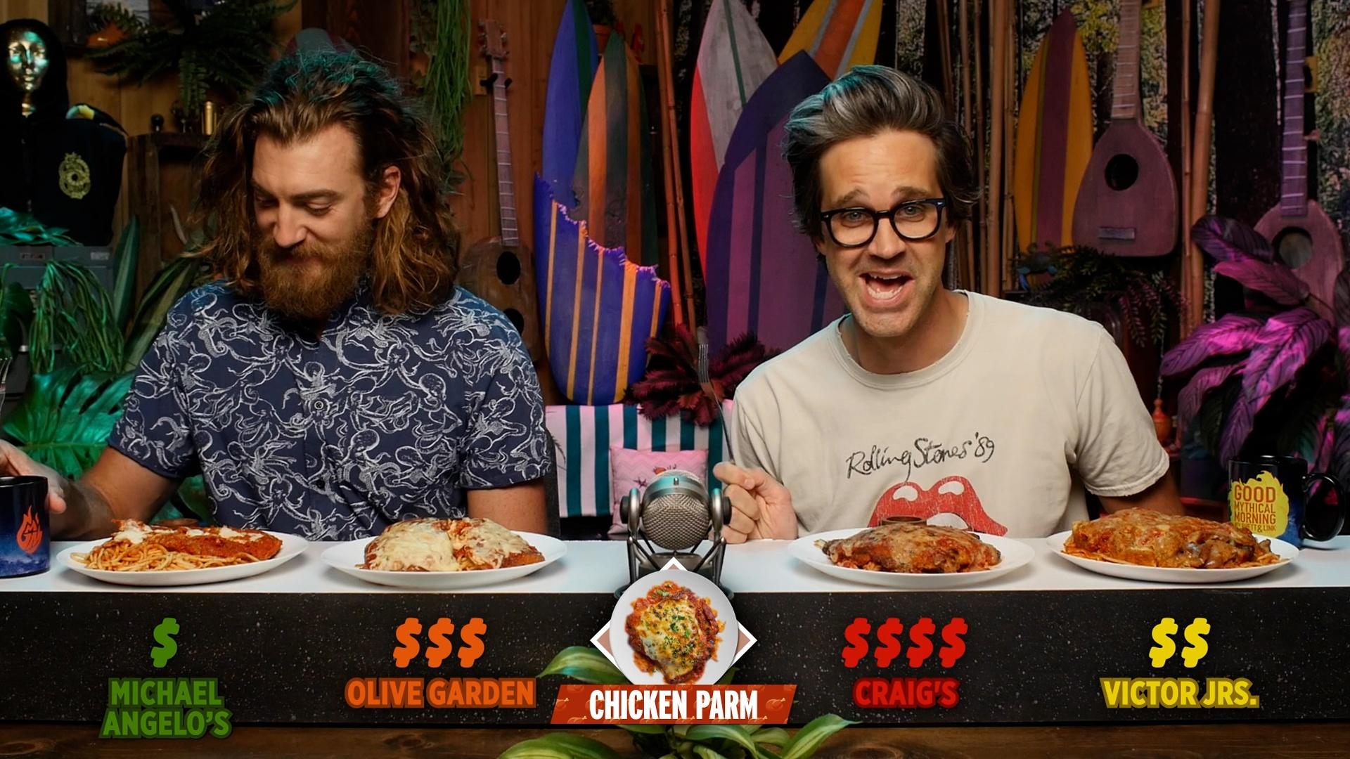 Good Mythical Morning: Frozen vs. Fast vs. Fancy Food Taste Test