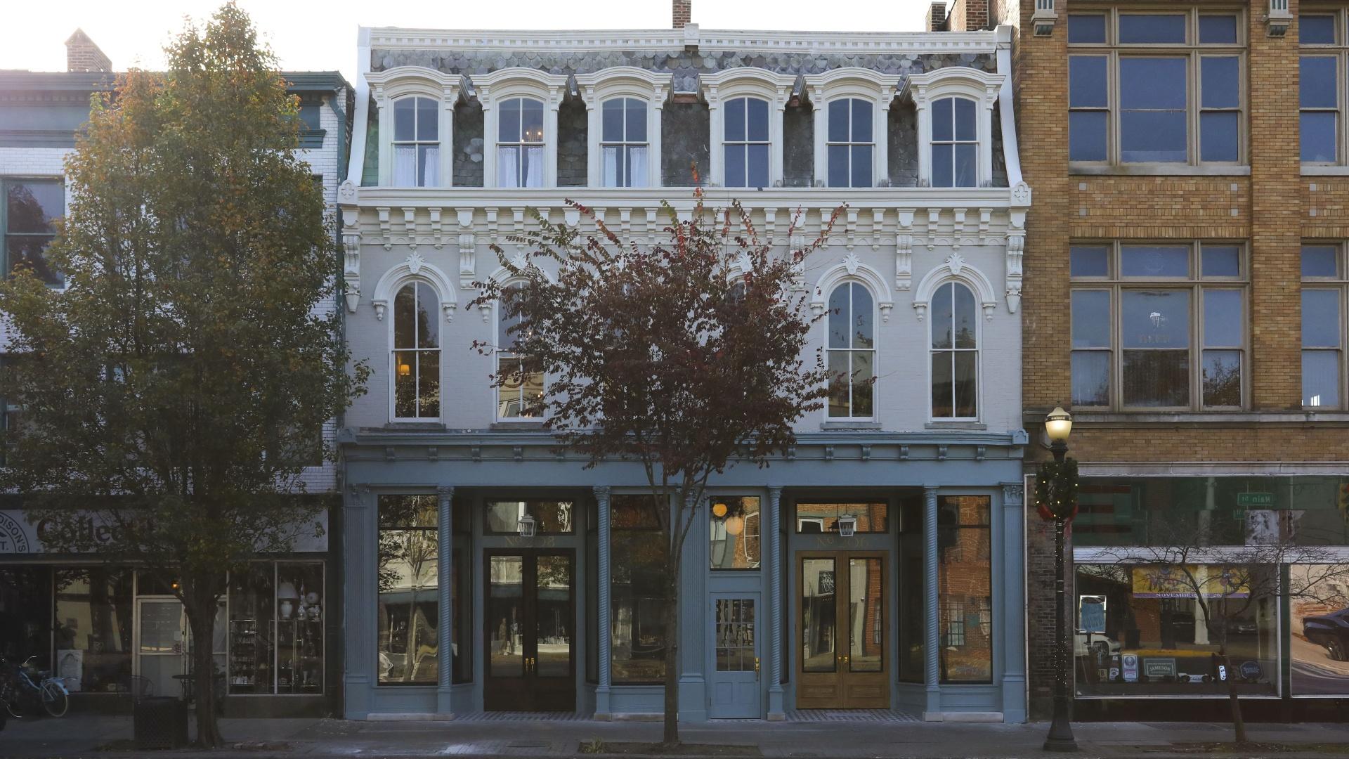 In With the Old: French-Inspired Storefront Home in Madison, Indiana