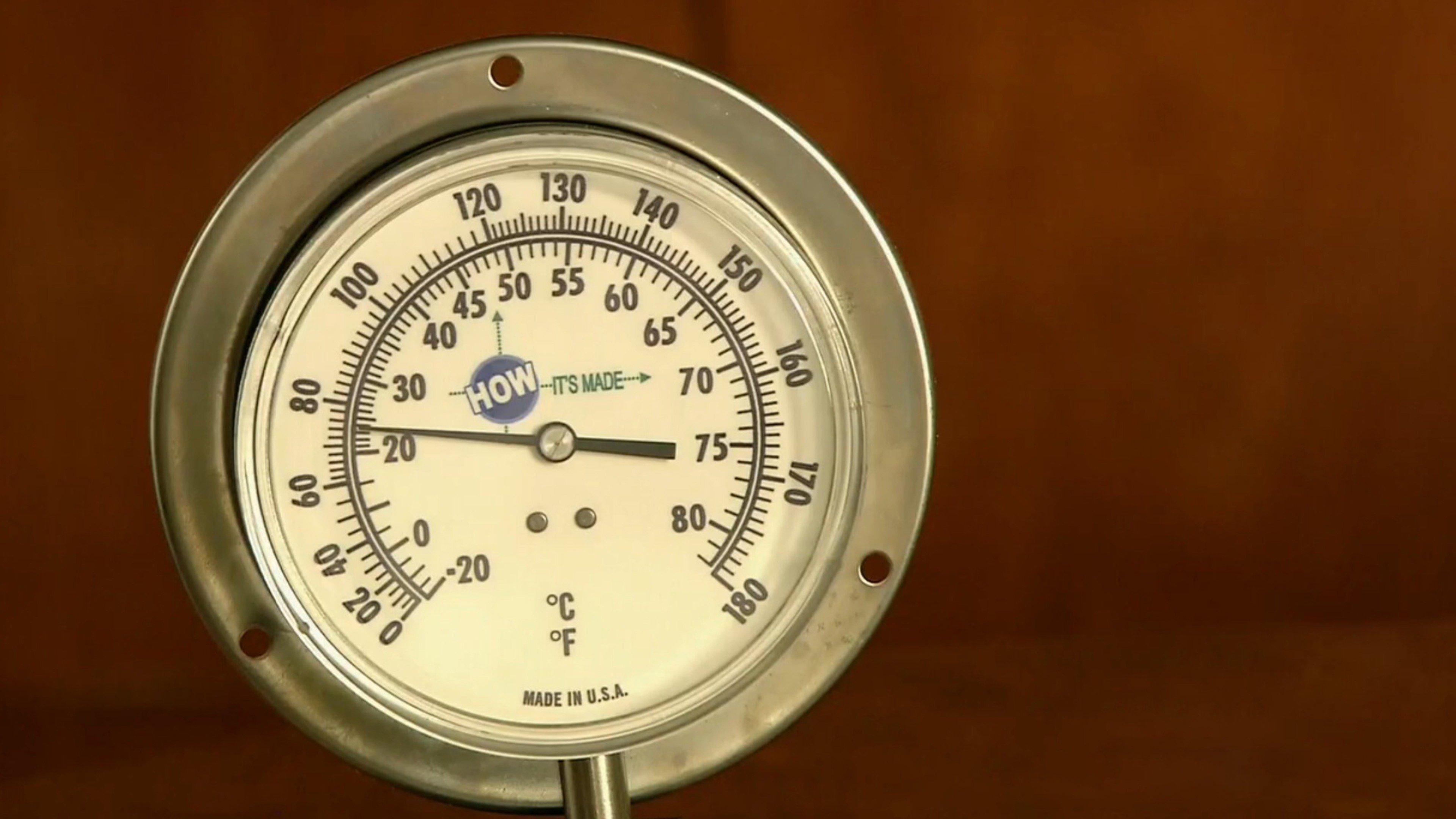 How It's Made: Dial Thermometers; Hummus; Spent Fuel Containers